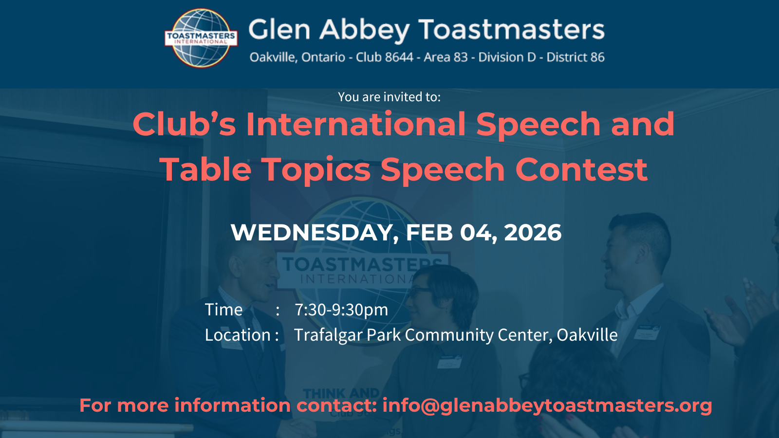 Club’s International Speech and Table Topics Speech Contest 2026 ...